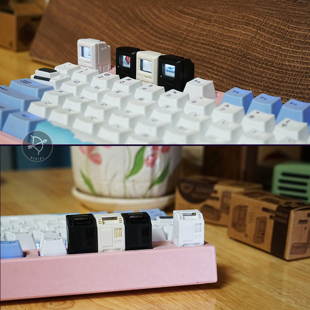 80s Retro Classic Keycaps Light-transmitting ESC+1.5U Tab Personalized ...