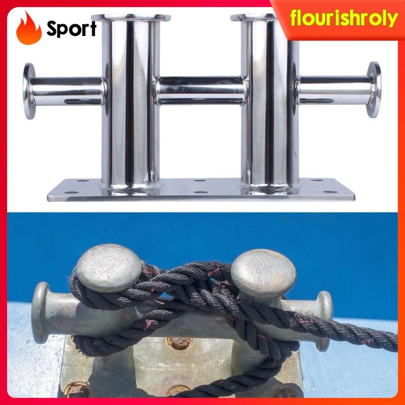 [Flourish] Double Cross Bollard Boat Mooring Equipment Stainless Steel ...