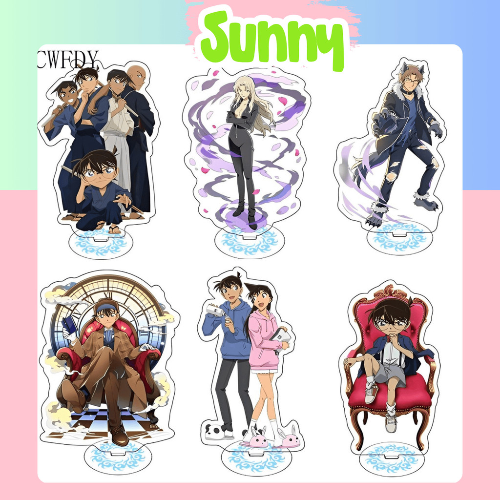 Standee model Detective Conan Anime Figure Acrylic Stand Shinichi Ran ...