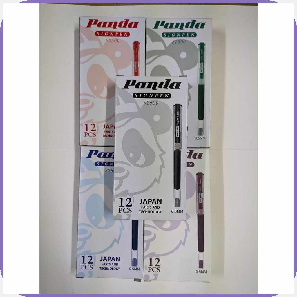 Panda&Cn-S2500?E?Sign?P~Pen?P~(0.5@n@h@K@wO Tip) | Shopee Philippines