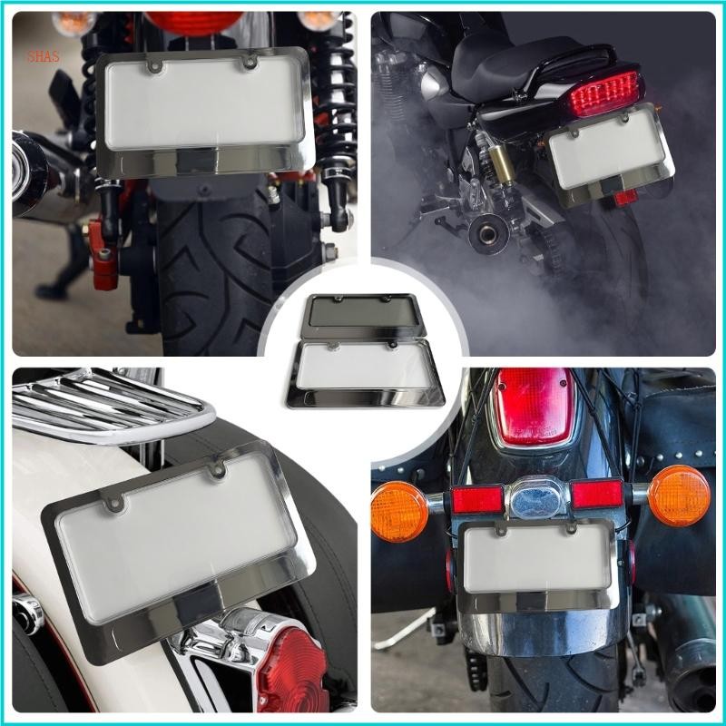 Shas Scooter License Plate Mount Holder Number Plate Bracket Frame ...
