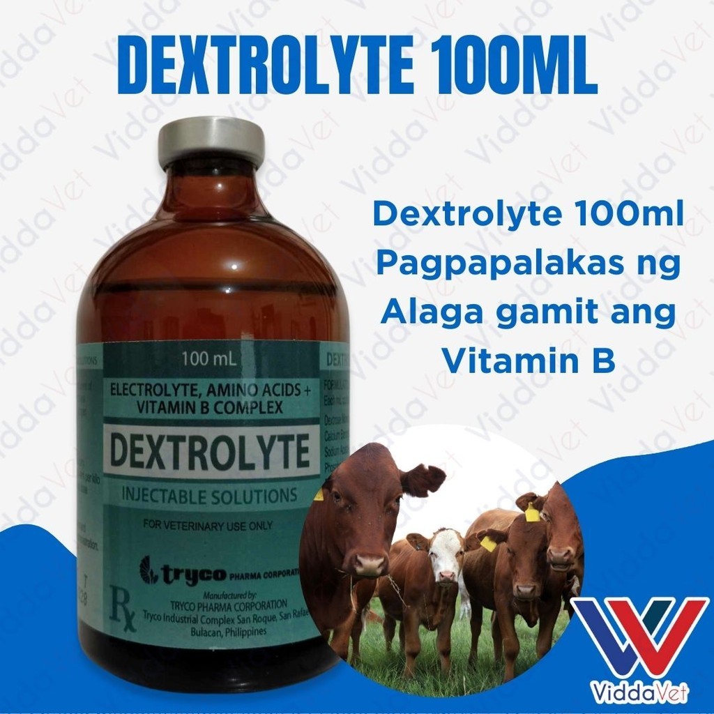 Animal Dextrolyte 100ml Rehydration & Electrolyte Support for Animals ...
