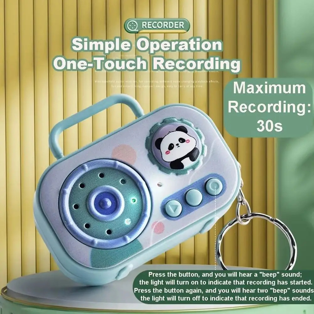 Can Record Musical Voice-Changing Recorder Keyring Recordable Cassette ...