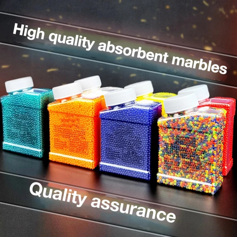 20000pcs 7.5-8mm Gel Beads DIY Water Absorbent Gel Balls toys gel ...