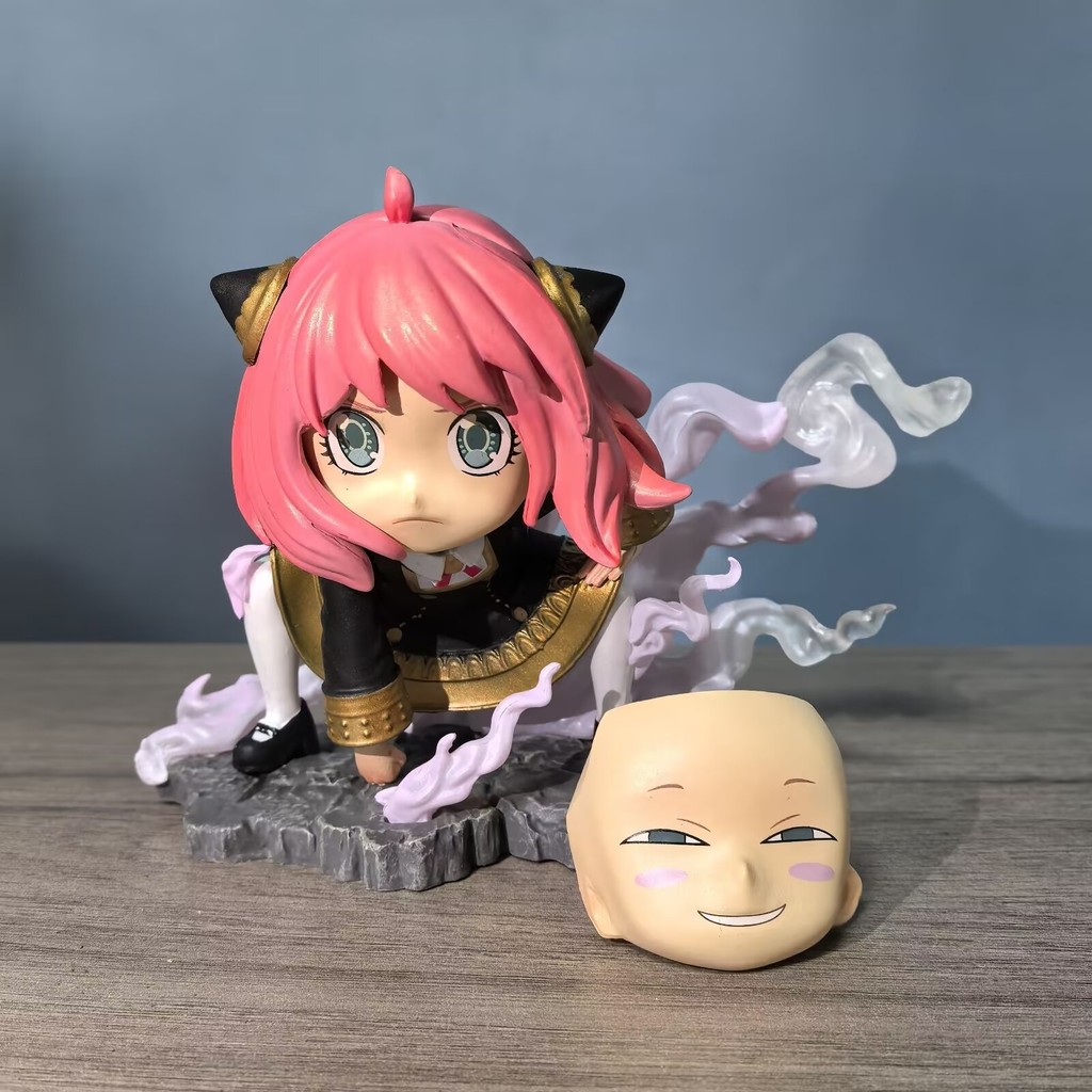 10Cm Spy X Family Anya Forger Cos Monkey D. Luffy PVC Action Figure ...