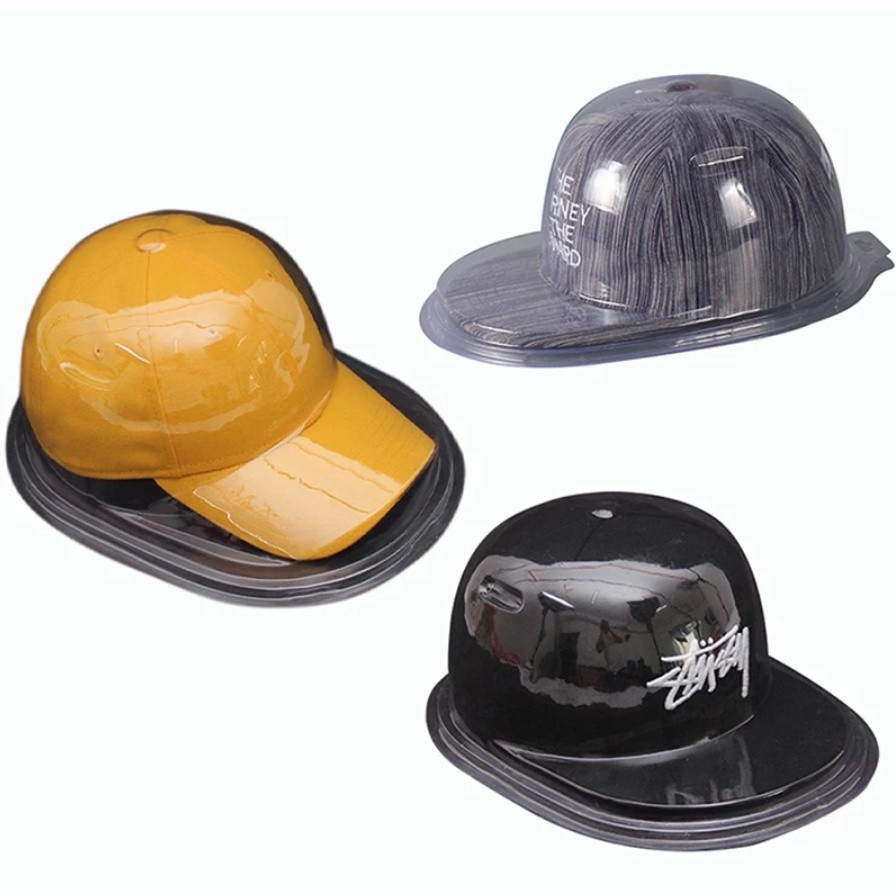 CAP CASE FLAT & CURVED BRIM CAPS CAP CASE PLASTIC FLAT CURVED BRIM ...