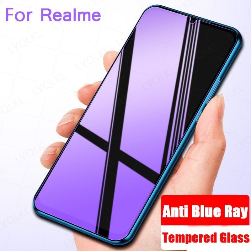 Tempered Glass Anti Blue Ray Screen Protector Realme C2 C3 C11 C12 C15 C17 C20 C21 C25 C30 C33 ...
