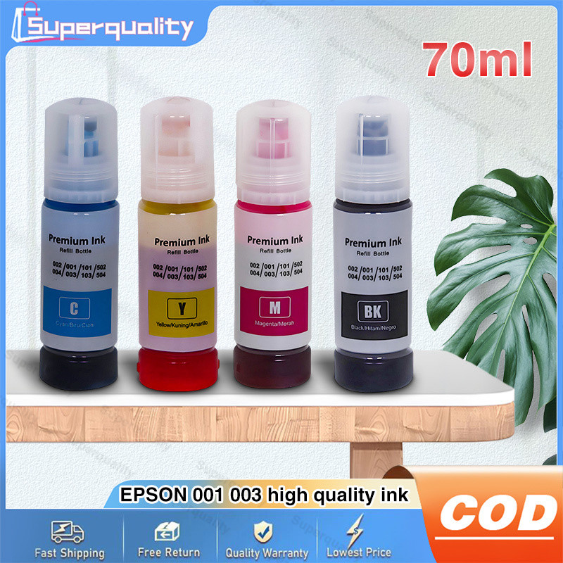 100% Original Epson 003 Ink Genuine Refill Ink L3210/L1110/L3110/L3120 ...