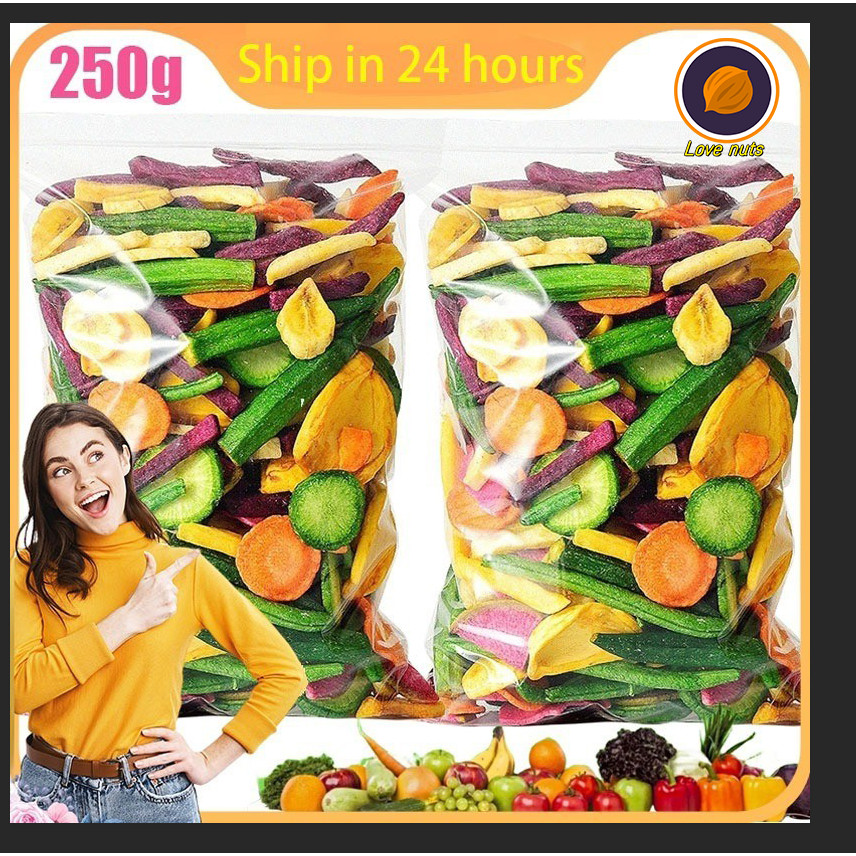 (250g 99 peso) Fruit And Vegetable Chip 14 In 1 Dried Fruits And Dried ...