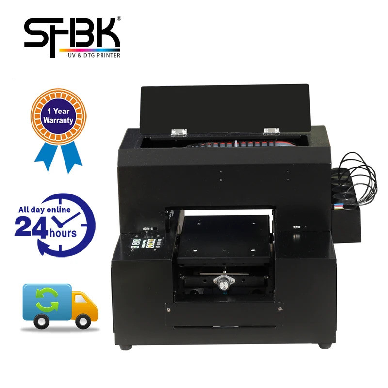 SHBK A4 UV flat printer Epson L801 L805 print head machine easy to ...