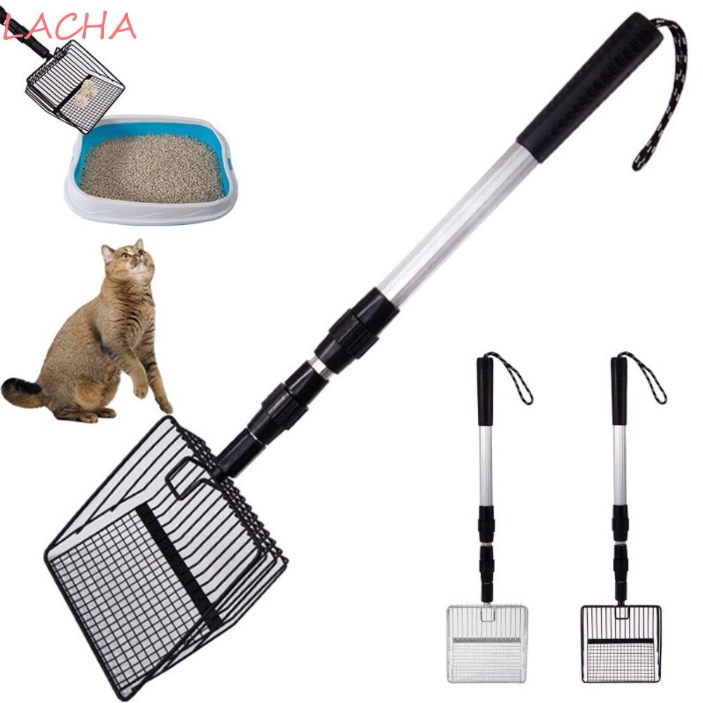 LACHAPELLE Chicken Coop Rake, Stretchable 3-Section Cat Litter Scoop ...