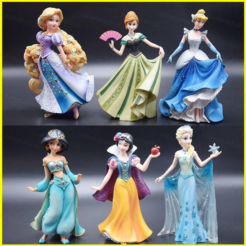 YB3 20cm Disney Princess Action FIgure Frozen Elsa Anna Snow White ...
