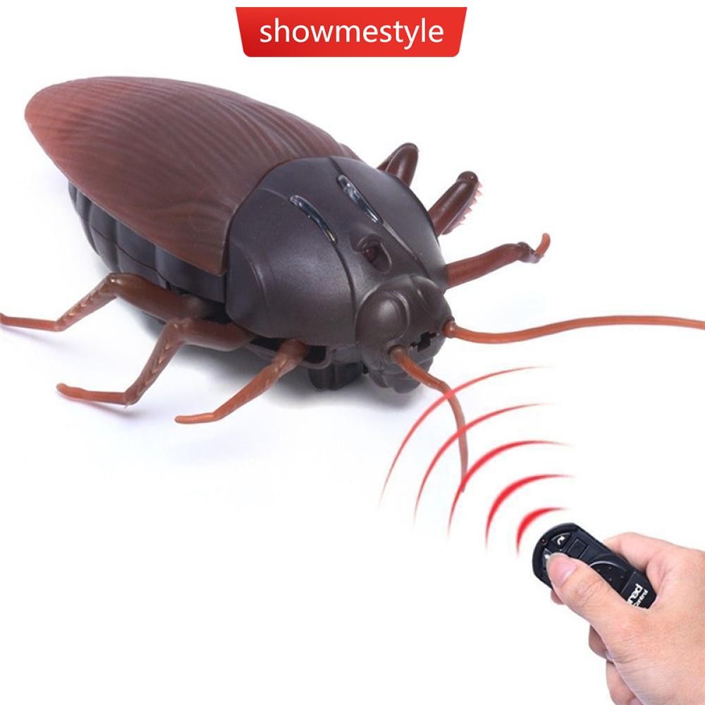 SMS Remote Control Fake Cockroach RC Toy Prank Insects Joke Scary Trick ...