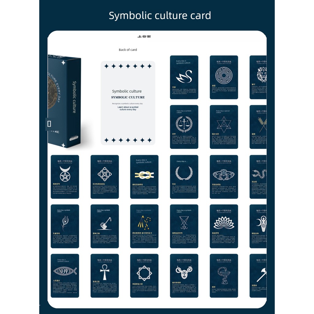 Traditional Symbol Culture Card Implication Knowledge Analysis Student ...
