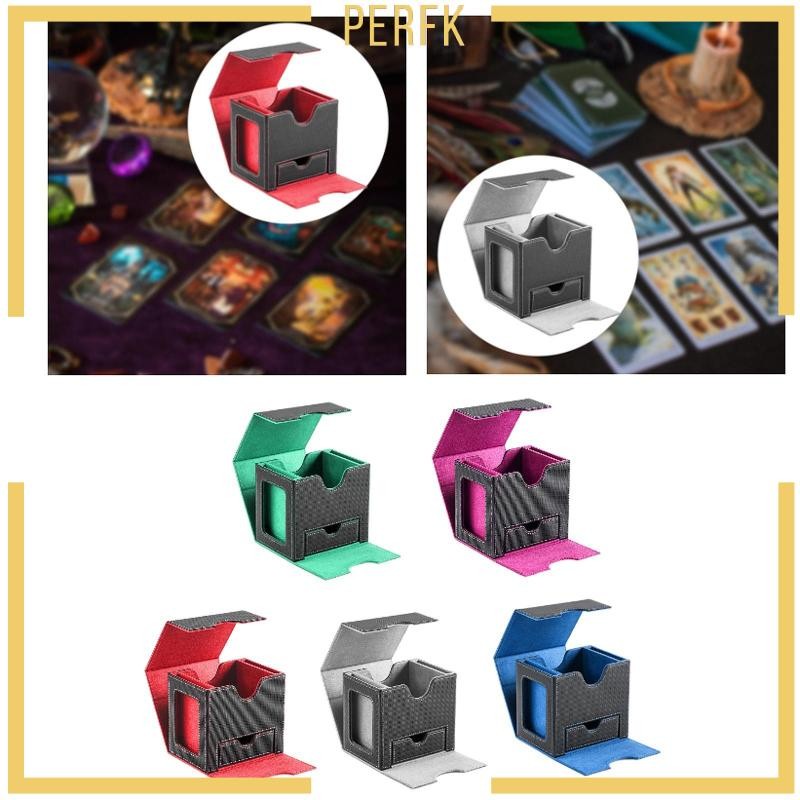 [Perfk] Trading Card Deck Box Card Holder Case,Card Case Gathering Card ...