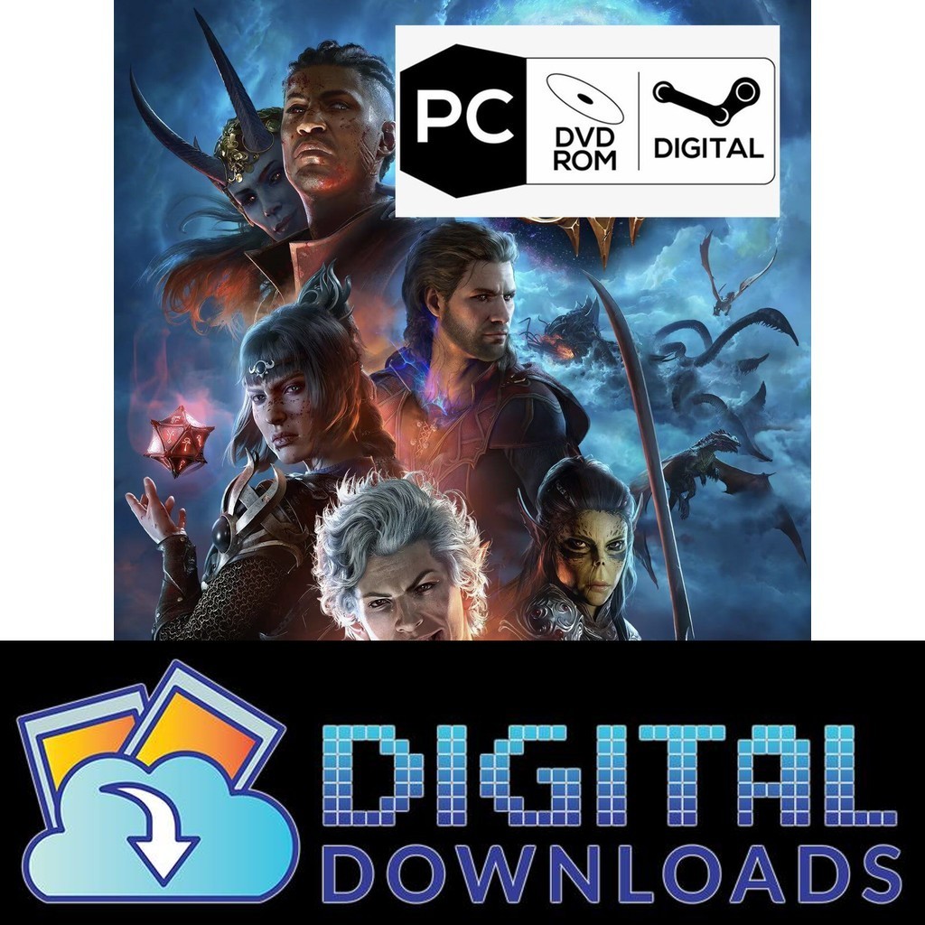 [PC Game] [Com [USB] Baldur's GATE 3 DIGITAL DELUXE EDITION | Shopee ...