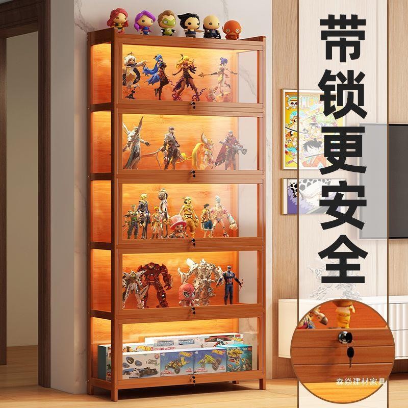 Showcase Lego Locker with Lock Acrylic Household Toy Cabinet Model ...