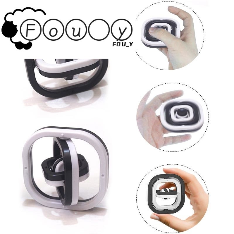 【Lequ】3D Infinite Flip Top Creative Fingertip Top Decompression Toy ...