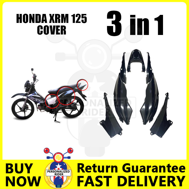 HONDA XRM 125 TRINITY 3IN1 DUCKTAIL CENTER COVER AND LONG SIDE BODY ...