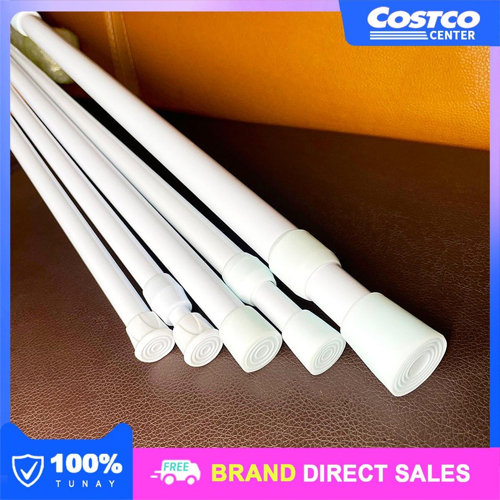 Essential Home Rod Set Multi Purpose Spring Loaded Extendable Rod Non ...