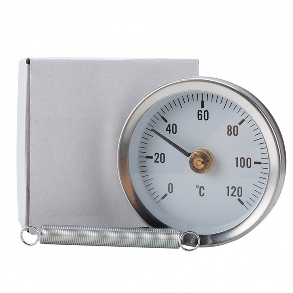 Pipe Thermometers Thermometer Stainless Steel Analog Clamp-on Heating ...