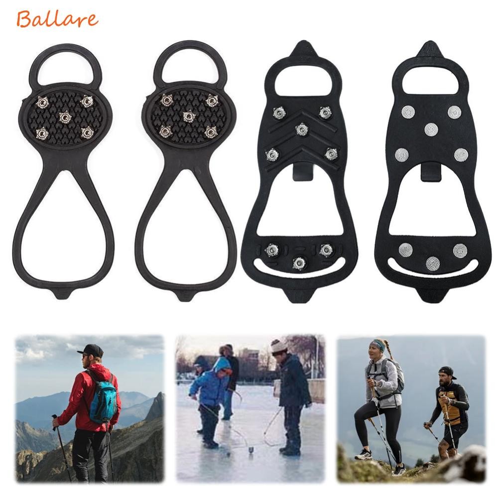5/8 Teeth Snow Ice Claws Non-Slip Ice Crampons Walking Shoe Ice Spikes ...