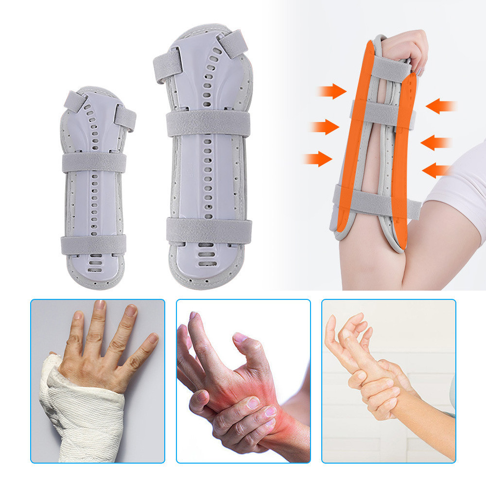 Wrist Splint Carpal Tunnel Wrist Brace Support Pad Forearm Splint Strap ...