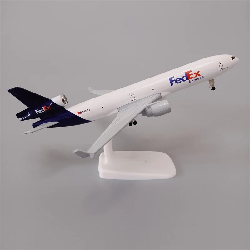 20cm Fedex Express Airlines MD-11 Diecast Airplane Model Plane Model ...