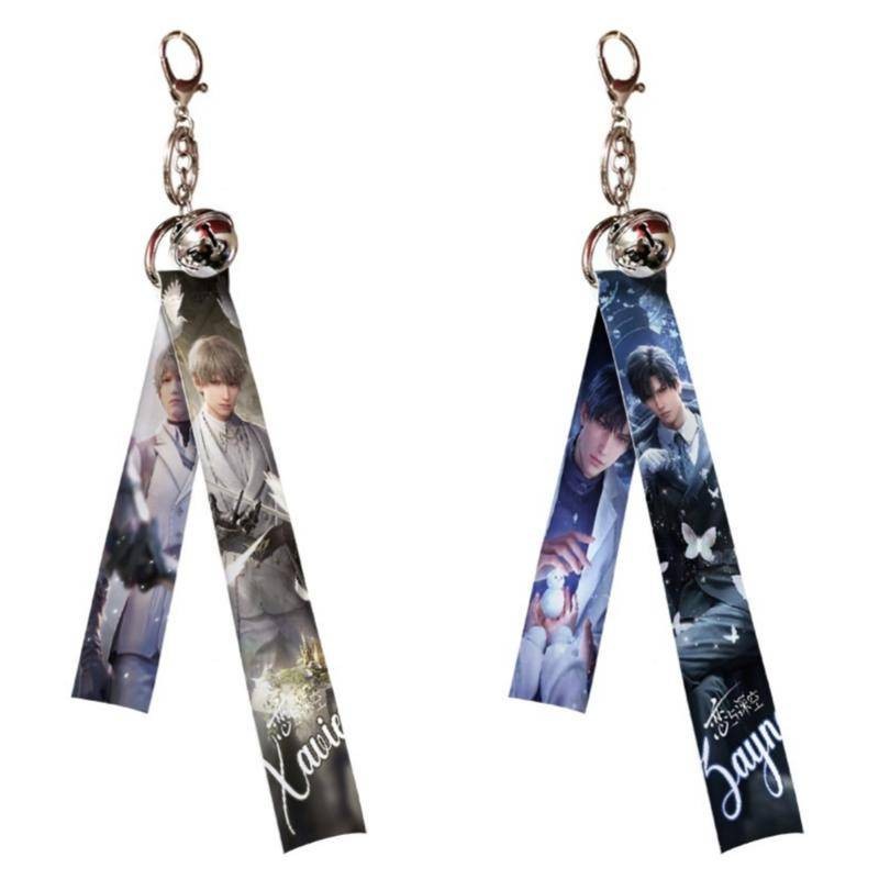 4 Styles Game Love and Deepspace Lanyard Strap Keychain Xavier Zayne ...