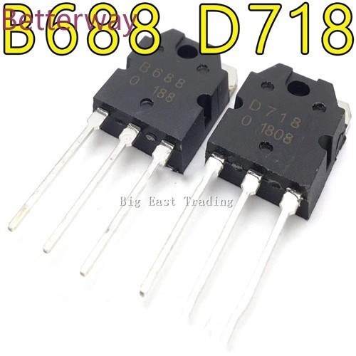 5Pair/10PCS Original 2SD718 2SB688 Transistor D718 B688 | Shopee ...
