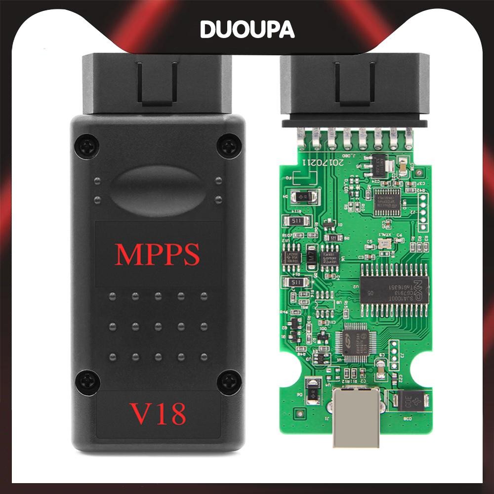 MPPS V18 MAIN + Multiboot Tricore Adapter Cable ECU Flasher Tool Auto ...