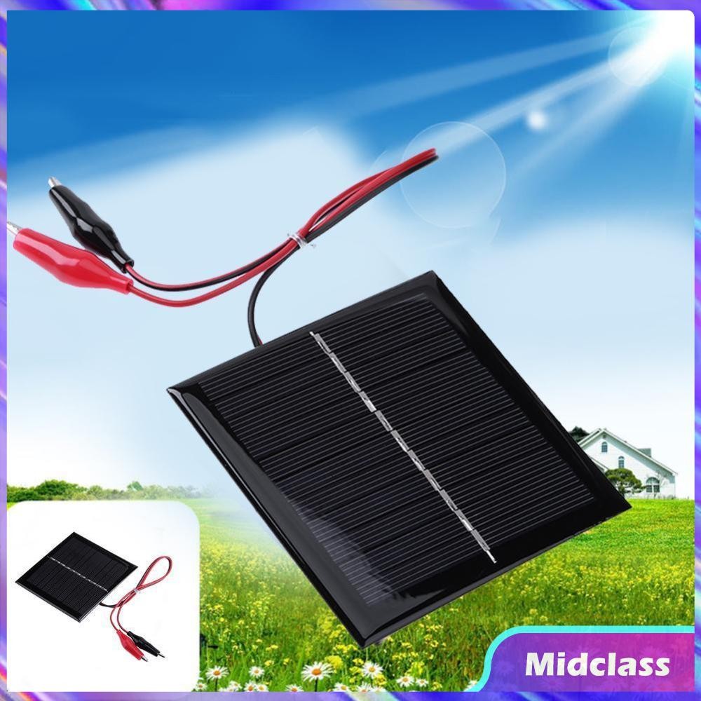 Mini 5.5V 1W Solar Cell Polycrystalline Solar Panel System DIY Battery ...