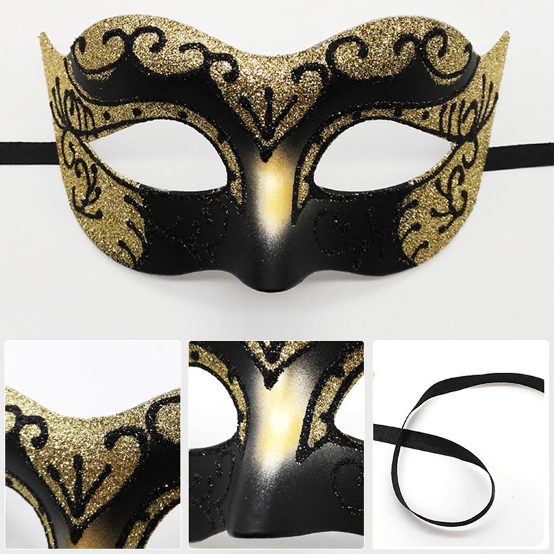 (1 pair)Masquerade Masks Jazz Half Face Mask Phoenix Lace Masks Party ...