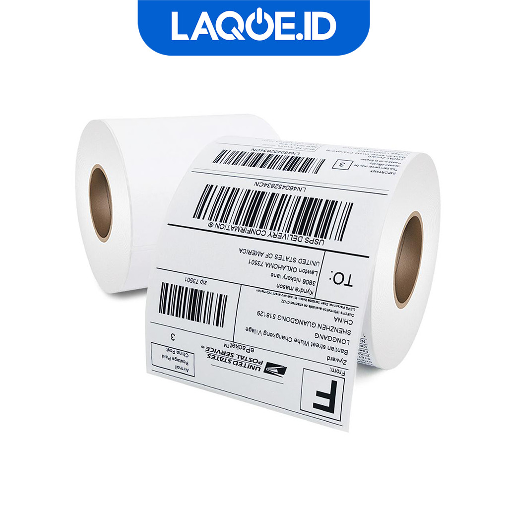 3 Meter Thermal Label Paper Barcode Receipt Label Waterproof Without ...