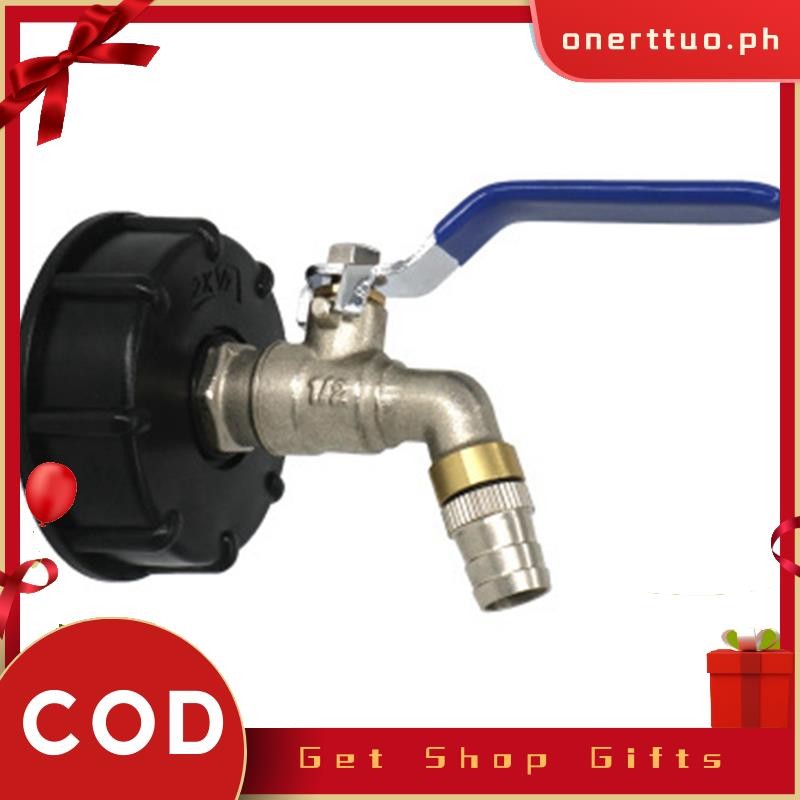 IBC Ball Outlet Tap Tank 3/4inch Food Grade Drain Adapter S60X6 1000 L ...