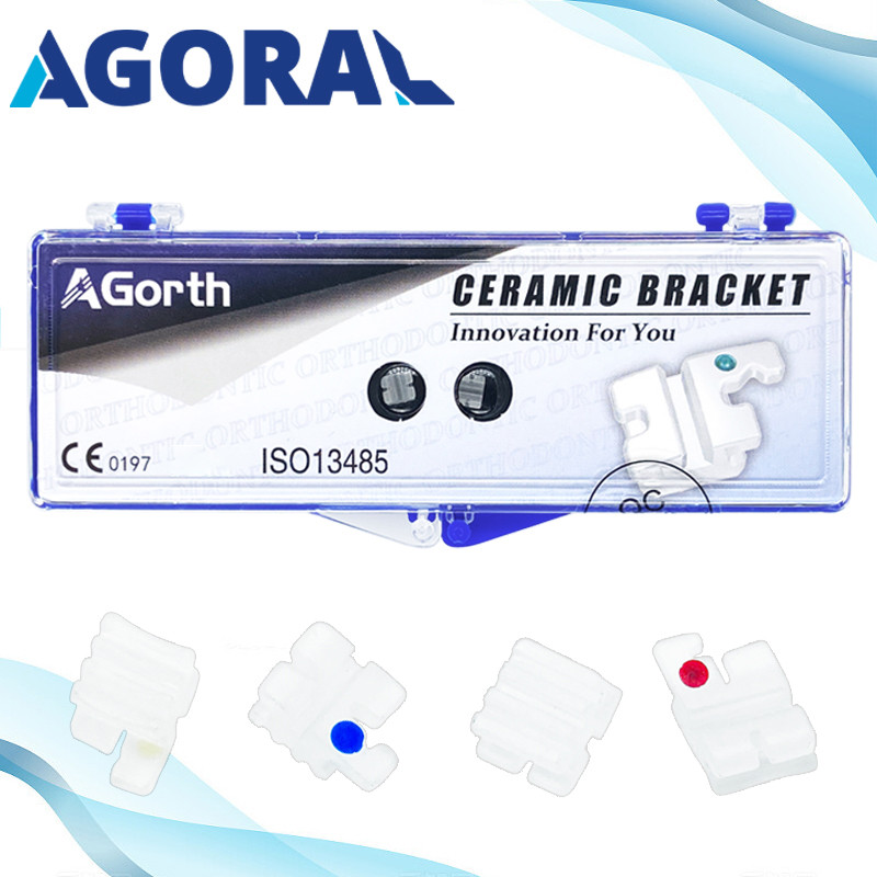 Agoral 20Pcs/Kit Dental Orthodontic Ceramic Brackets Roth/MBT Standard ...