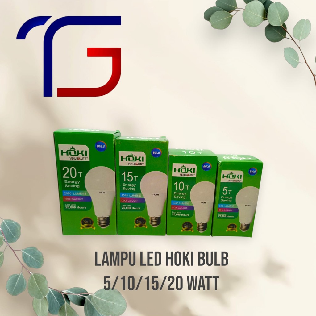 HOKI Bulb 5/10/15/20 Watt LED Bulb | Shopee Philippines
