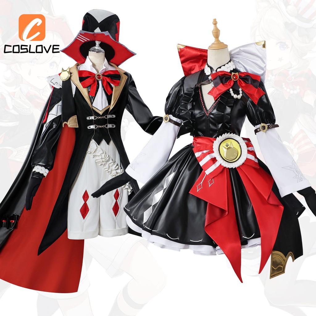 Anime Game Genshin Impact Lyney KFC Skin Cosplay Clothing Full Set ...