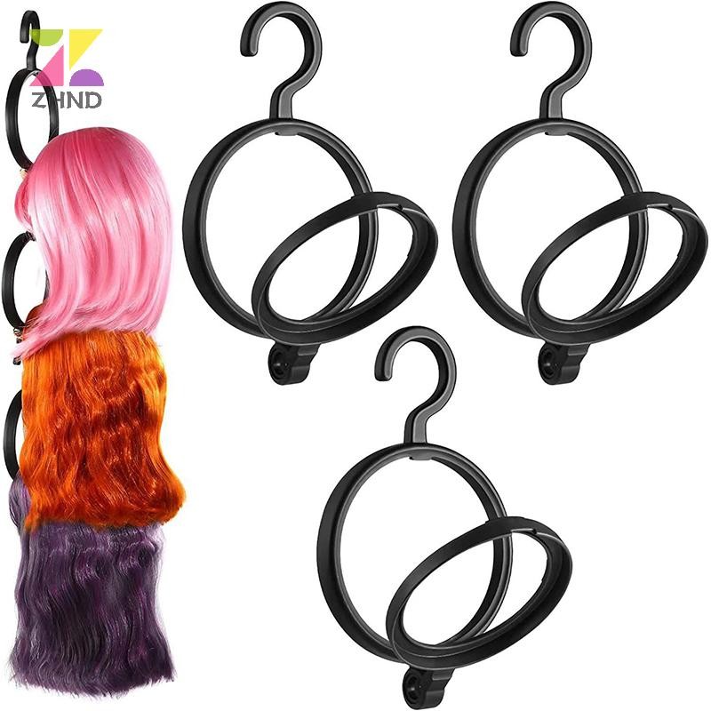 ZHND 3/6Pcs Wig Hanger Stand For Multiple Wigs Drying Stand Hanging Wig ...