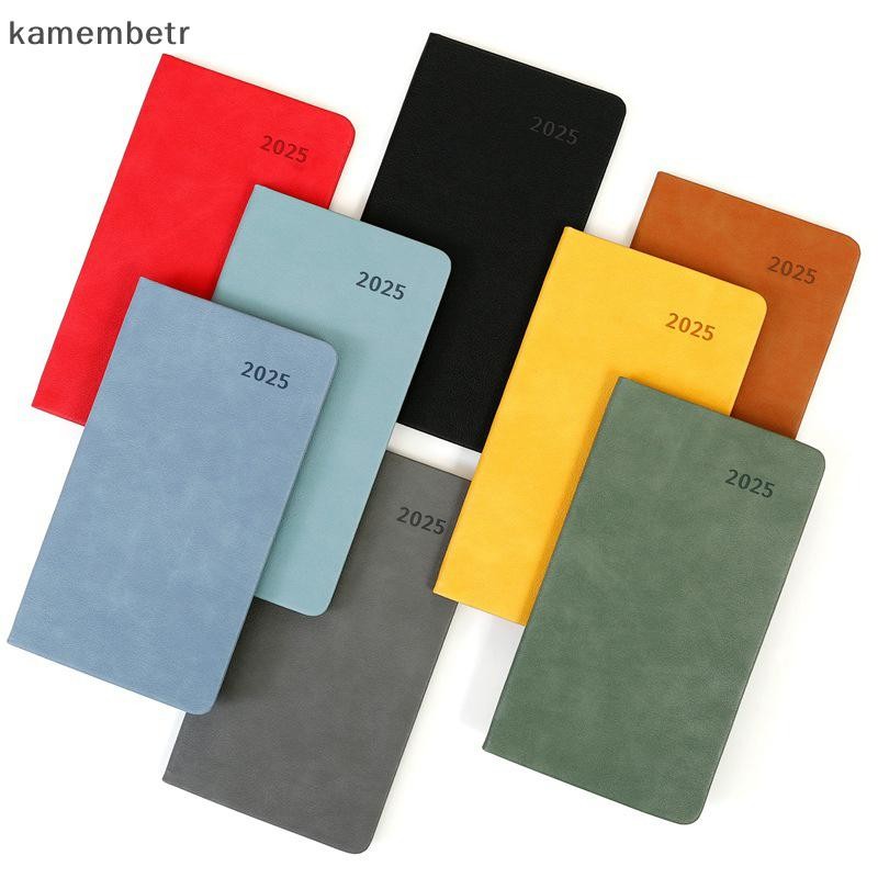 ka Leather Agenda 2025 Monthly Planner Notebooks Portable A6 Diary ...