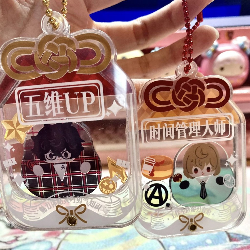 Joker Man Key Chain Shaker Acrylic Anime Women Key Ring Chain for Pants ...