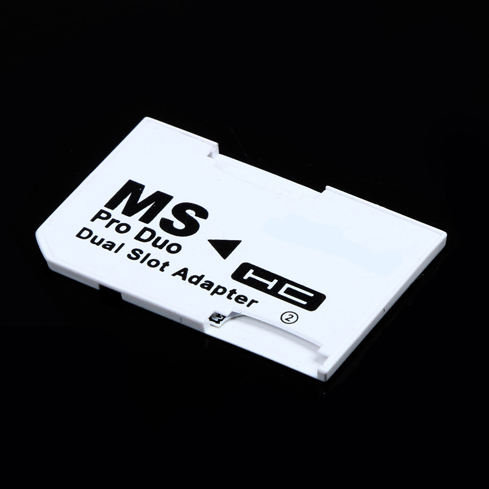 Dual Slot Micro For SD SDHC TF to Memory Stick MS Card Pro Duo Reader ...