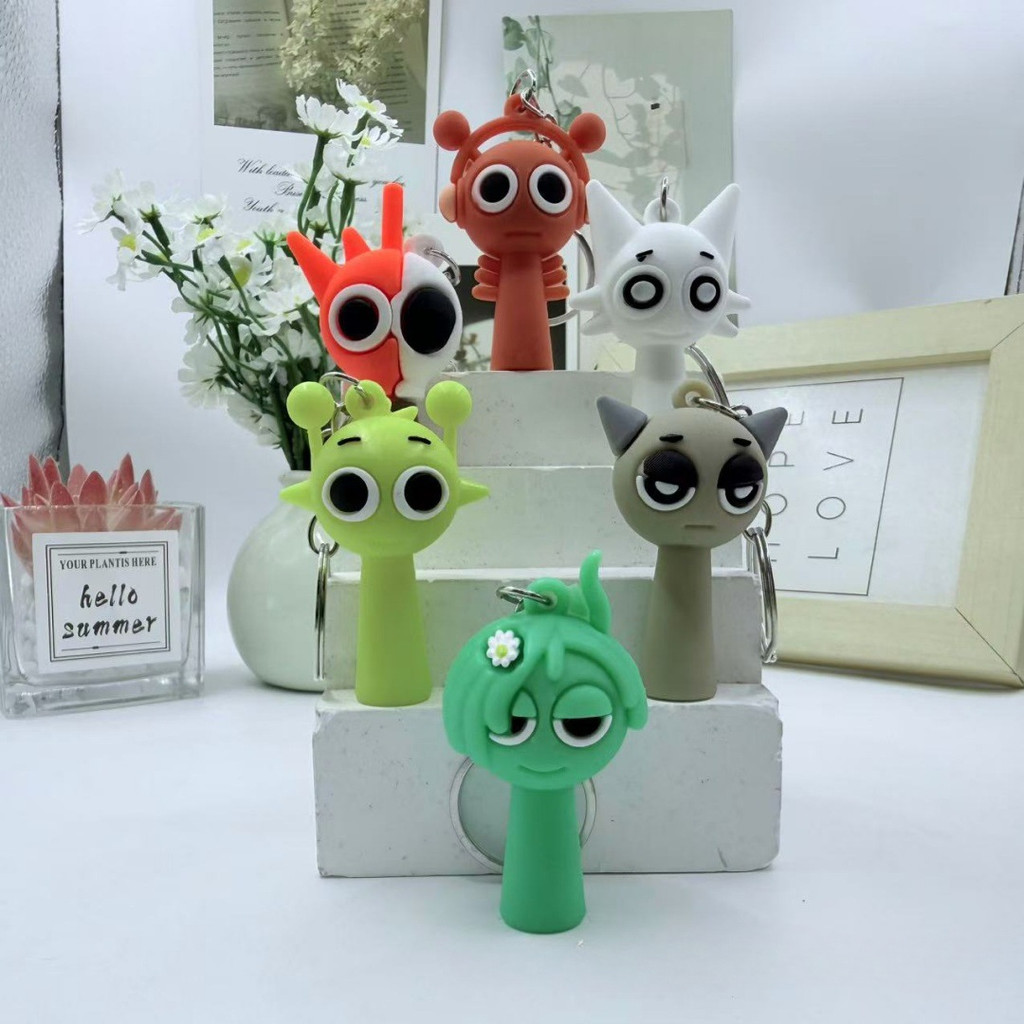 Sprunki Keychain Incredibox Sprunki Toys Pendant Key Ring | Shopee ...