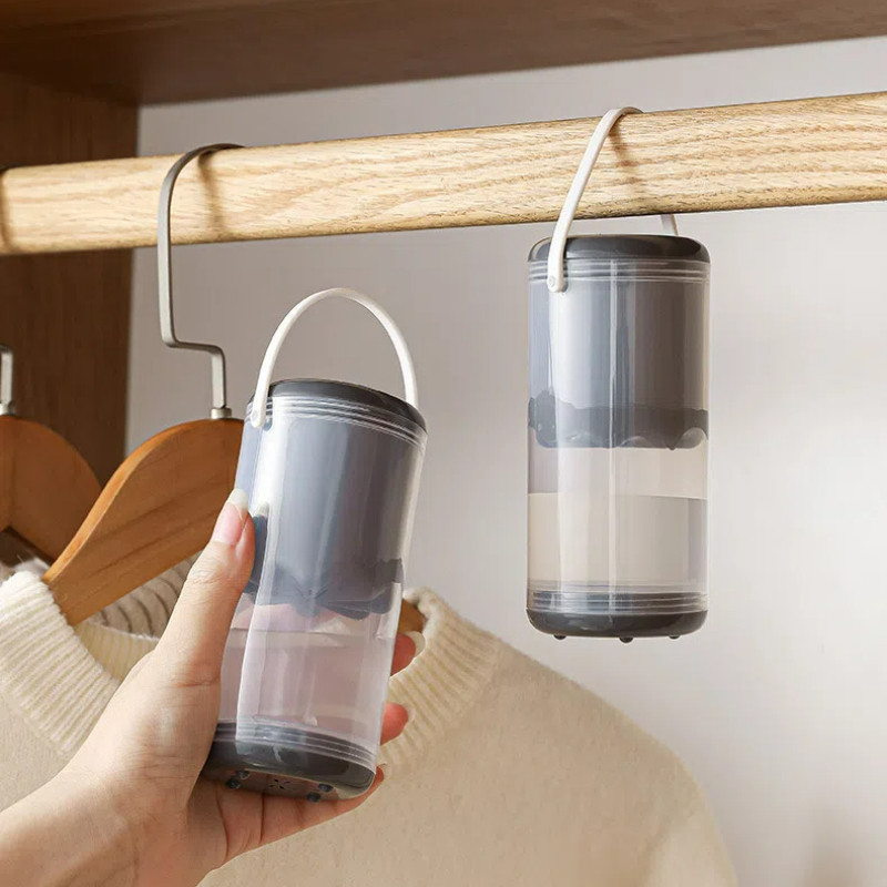 Clear Round Dehumidifier Bucket - Super Moisture Absorbing Box ...