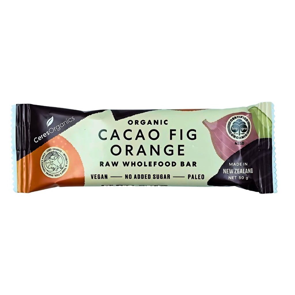 Ceres Organics Raw Wholefood Bar - Cacao Fig Orange (50g) | Shopee ...