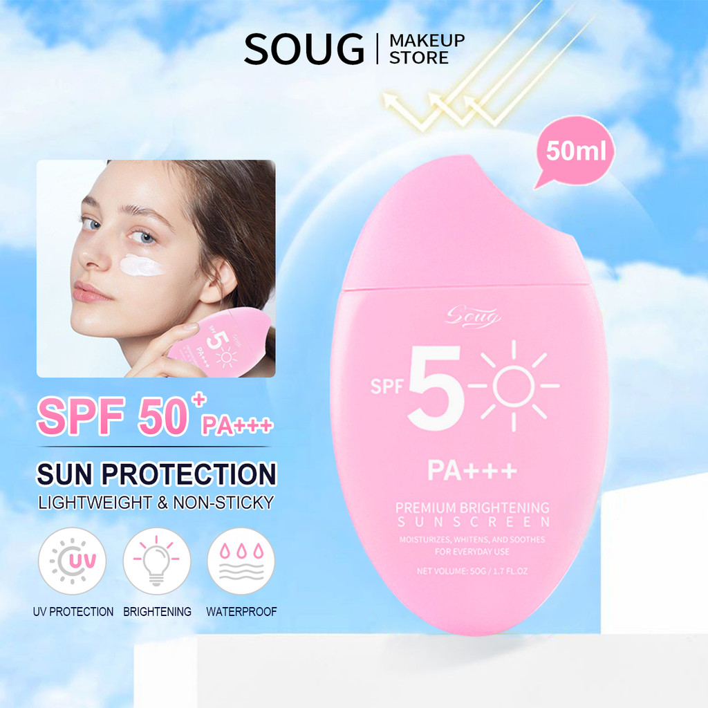 Soug SPF 50+++ Sunscreen High Protection UV Waterproof And Sweatproof ...