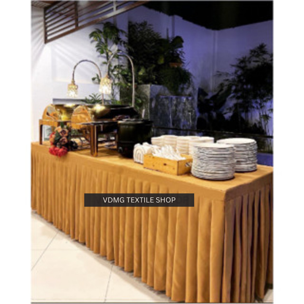2.5X6 ft KATRINA FULL SKIRT Katrina US Tablecloth & Table full Skirt ...