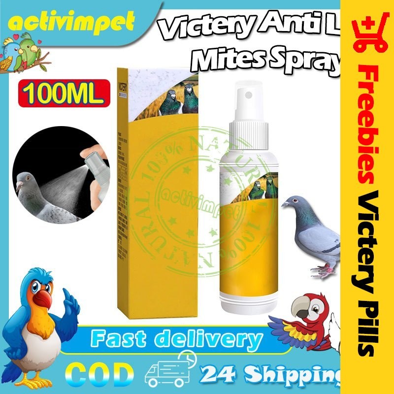 100ML Victery Anti Lice and Mites Spray Medication for Pigeon ...
