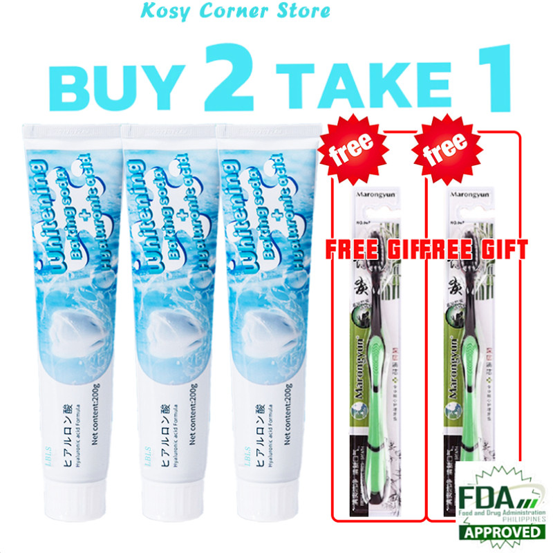 Japanese Whitening Soda Toothpaste Hyaluronic Acid & Baking Soda Mint ...