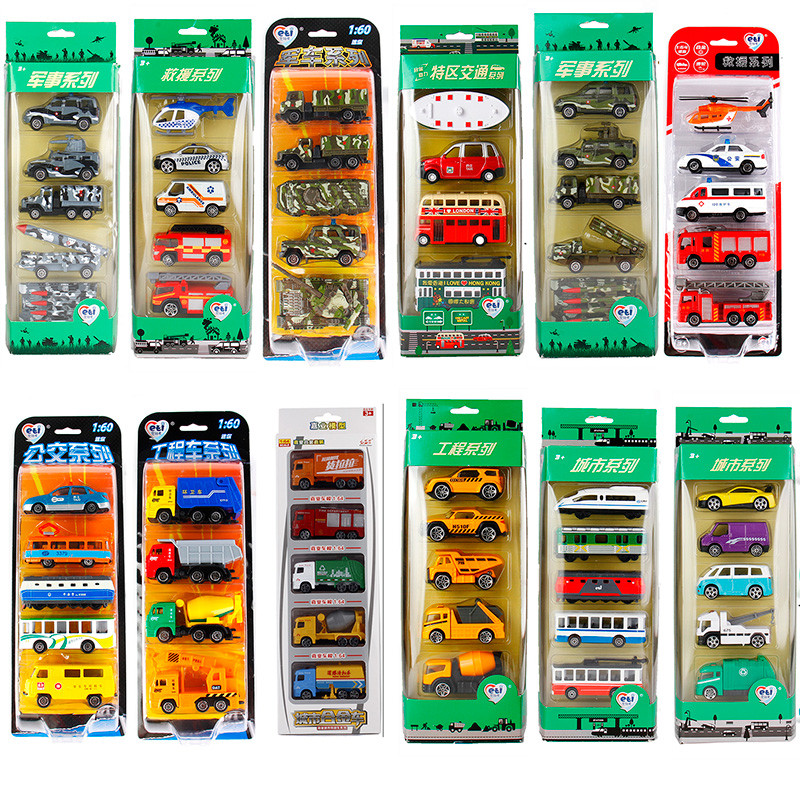 Simulation Mini Alloy Car Set 1: 64 Car Model Children Toy Car Scooter ...